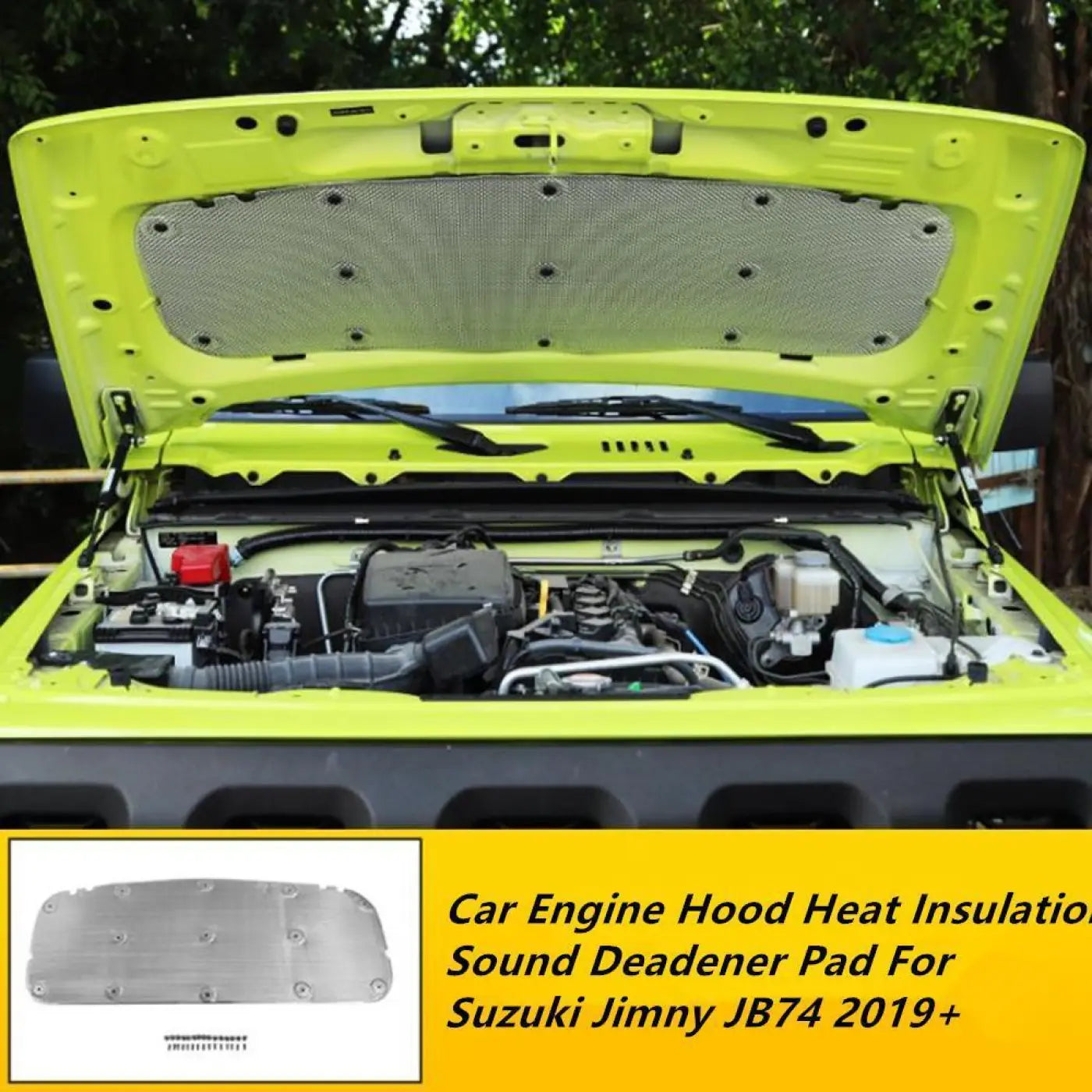 Suzuki Jimny JB64 JB74 Sound Heat Insulation Engine Hood Inside Deaden ...